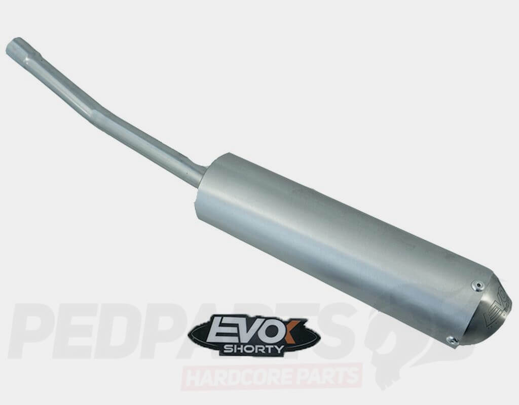 Evok Iron Pipe Exhaust System- Derbi Senda 06-21 | Pedparts UK
