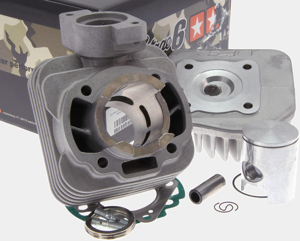 Stage6 Aluminium 50cc Cylinder Kit - Peugeot Air Cooled | Pedparts UK