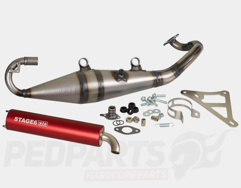 Stage6 PRO Replica MKII Exhaust- Peugeot Speedfight 3/4 | Pedparts UK