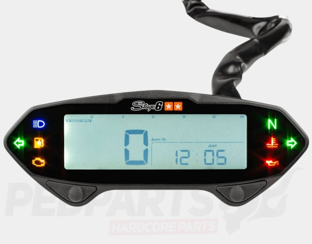 Stage6 Racing Speedometer | Pedparts UK